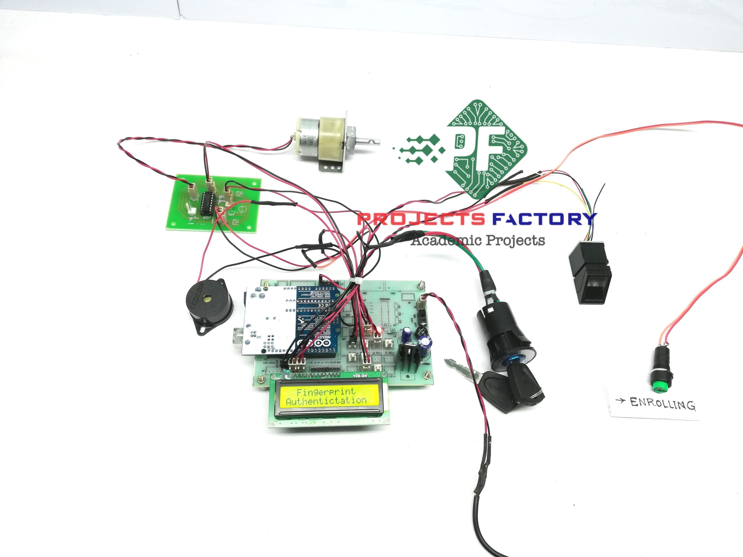 Finger Print Authentication System For Vehicles