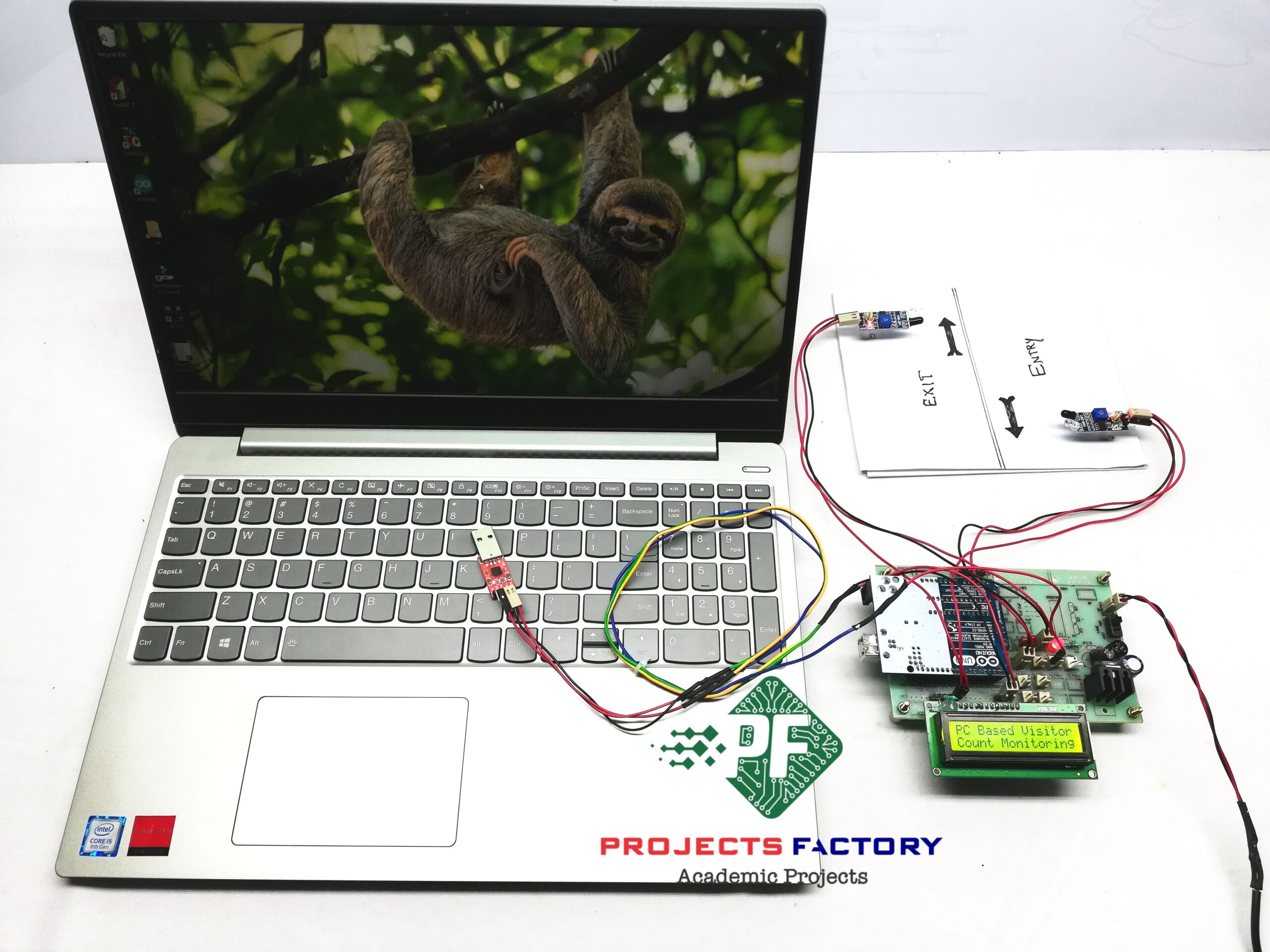 Pc Based Visitor Count Monitoring For Shopping Malls | Electrical ...